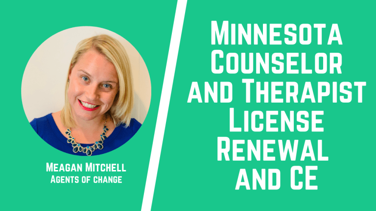 Minnesota Counselor and Therapist Licensure Renewal Dates and CE ...