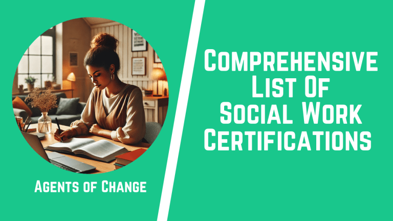 Social Work Certifications: A Comprehensive List - Agents of Change ...